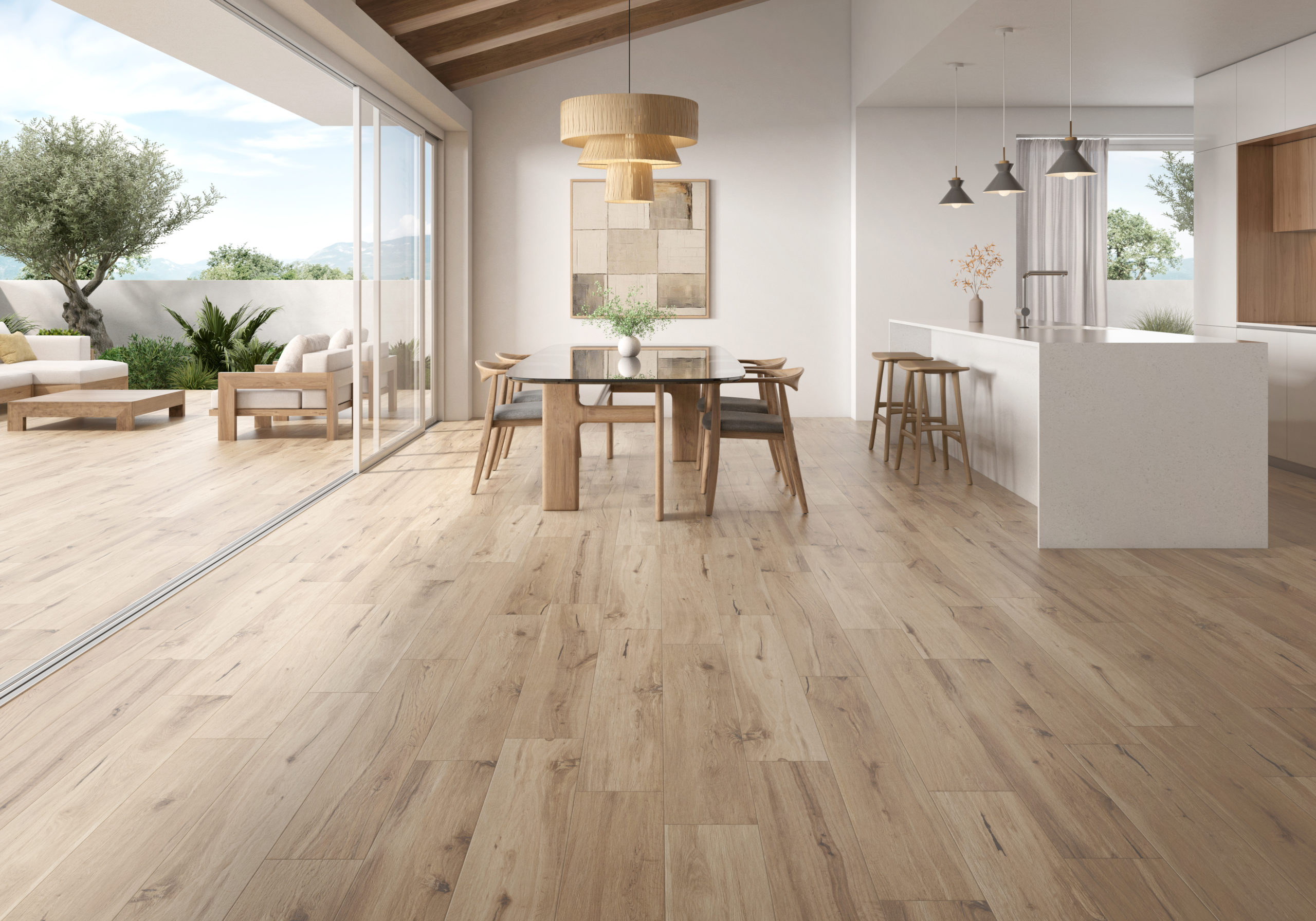 Stone and wood at their best - ITT Ceramic